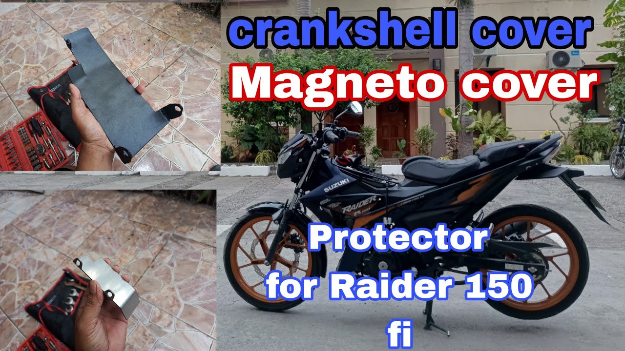Raider 150 FI 2024| Magneto cover & crankshell cover Protector