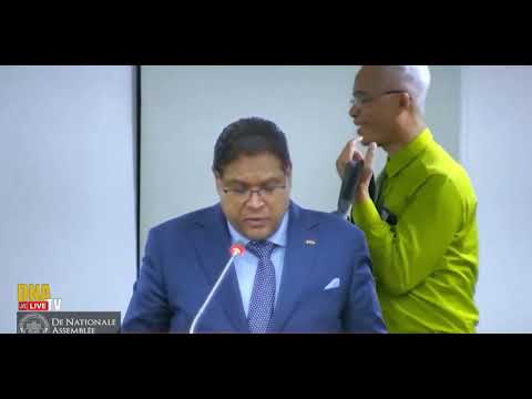 President Chan Santokhi over overeenkomst met Oppenheimer - 04 mei 2023 ...