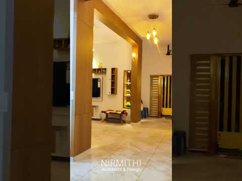 Beautiful living room with open kitchen | Home interior #home #interiordesign #shorts