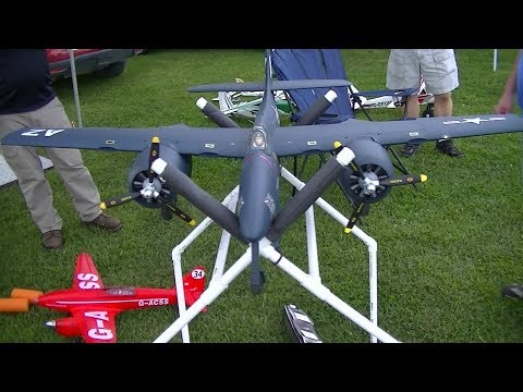 WOW RC CRASHes by LOADS F7F Tigercat New RC Planes Crazy Flying Monkeys in the Air