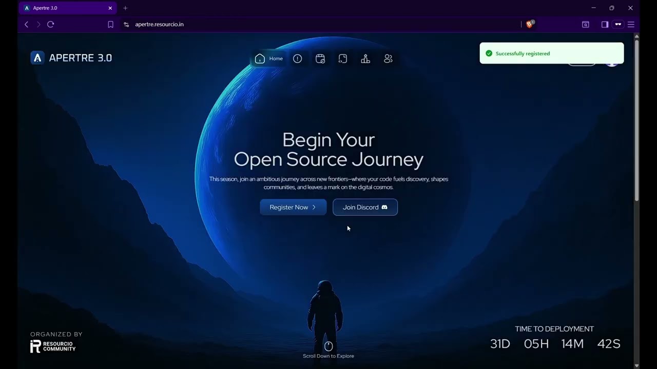 APERTRE 3.0 | REGISTRATION GUIDE #apertre #opensource #resourciocommunity
