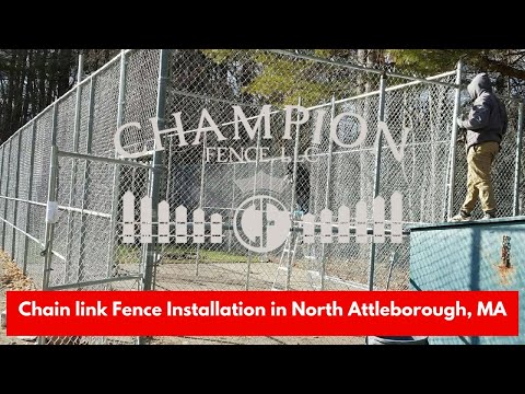 Chain link Fence Installation in North Attleborough, MA | Champion Fence, LLC