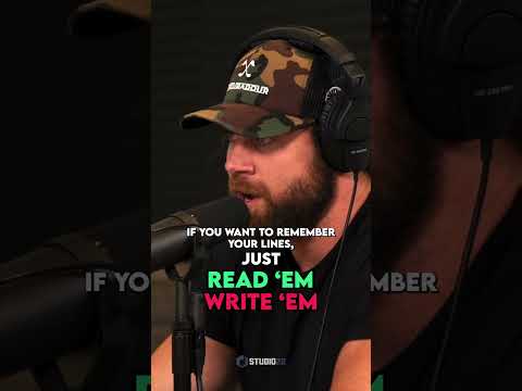 How to Remember Your Lines as an Actor