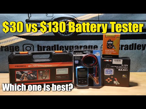 $30 vs. $130 Battery Tester (Which One is Best?) Konnwei, Topdon, Ancel, Foxwell