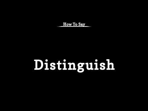 Distinguish | Pronunciation | Meaning | Vocabulary | Example Sentences.