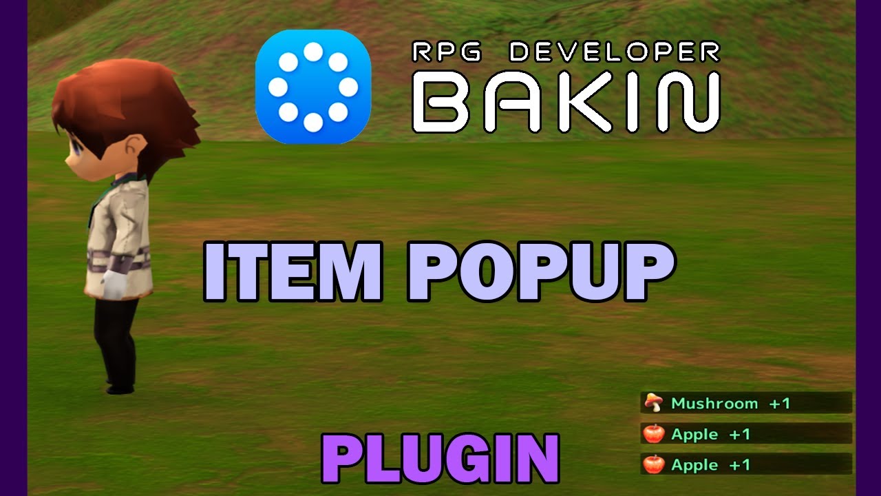 Item Popup - Plugin (RPG Developer Bakin)