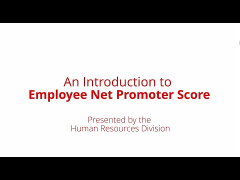 2021 Employee Voice Survey - An Introduction to Employee Net Promoter Score (eNPS)