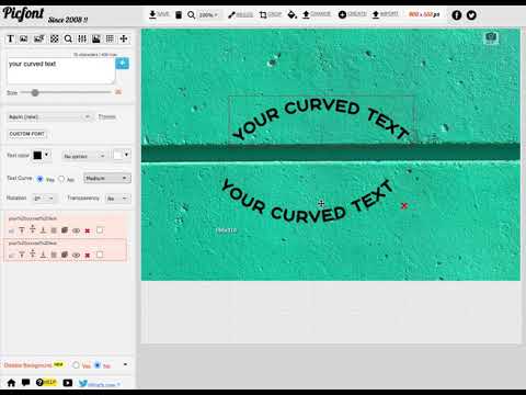 Curve text online. Reminder #3