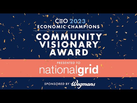 CenterState CEO's 2023 Community Visionary Award - Presented to National Grid