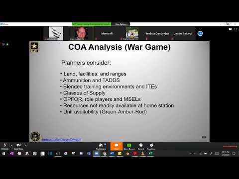 Unit Training Management Part 4 May 4, 2020