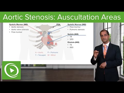Aortic Stenosis: Auscultation Areas – Valvular Heart Disease | Lecturio