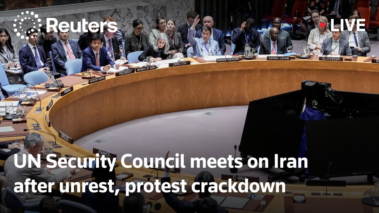LIVE: UN Security Council meets on Iran after protest crackdown