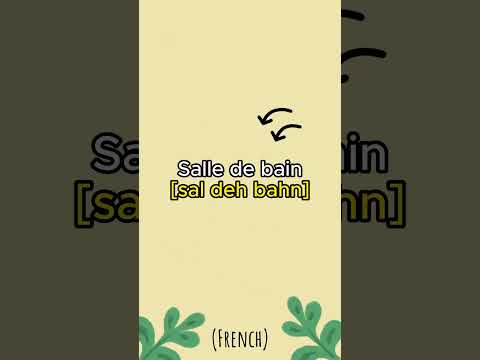 How to say "Bathroom" in French??