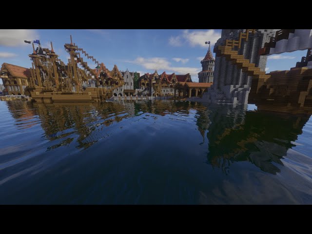 The port city / La ville portuaire Minecraft Map