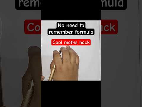 No need to memorize formula !!!!😱🔥 #edu_bees #maths #exam #youtubeshorts #education#physicswallah