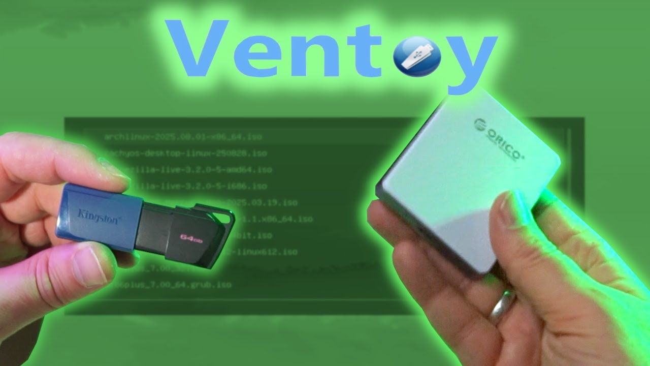 Create a multi-boot USB drive with Ventoy! featuring ORICO Magnetic NVMe Enclosure