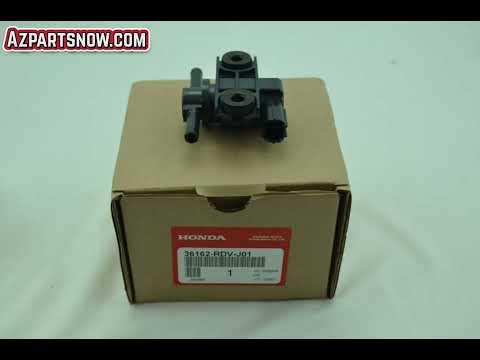 36162RDVJ01-GENUINE OEM HONDA ACURA VAPOR CANISTER PURGE SOLENOID VALVE 36162-RDV-J01 Azpartsnow.com