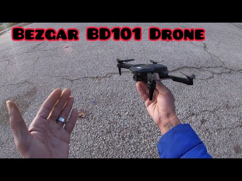 First Drone Flight of 2024! - Bezgar BD101 Foldable Camera Drone