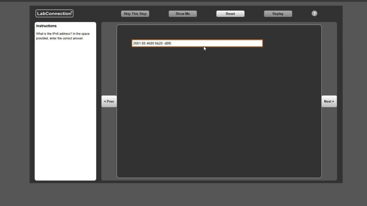 Hardware Lab Simulation 7-1  Investigating Network Connection Settings