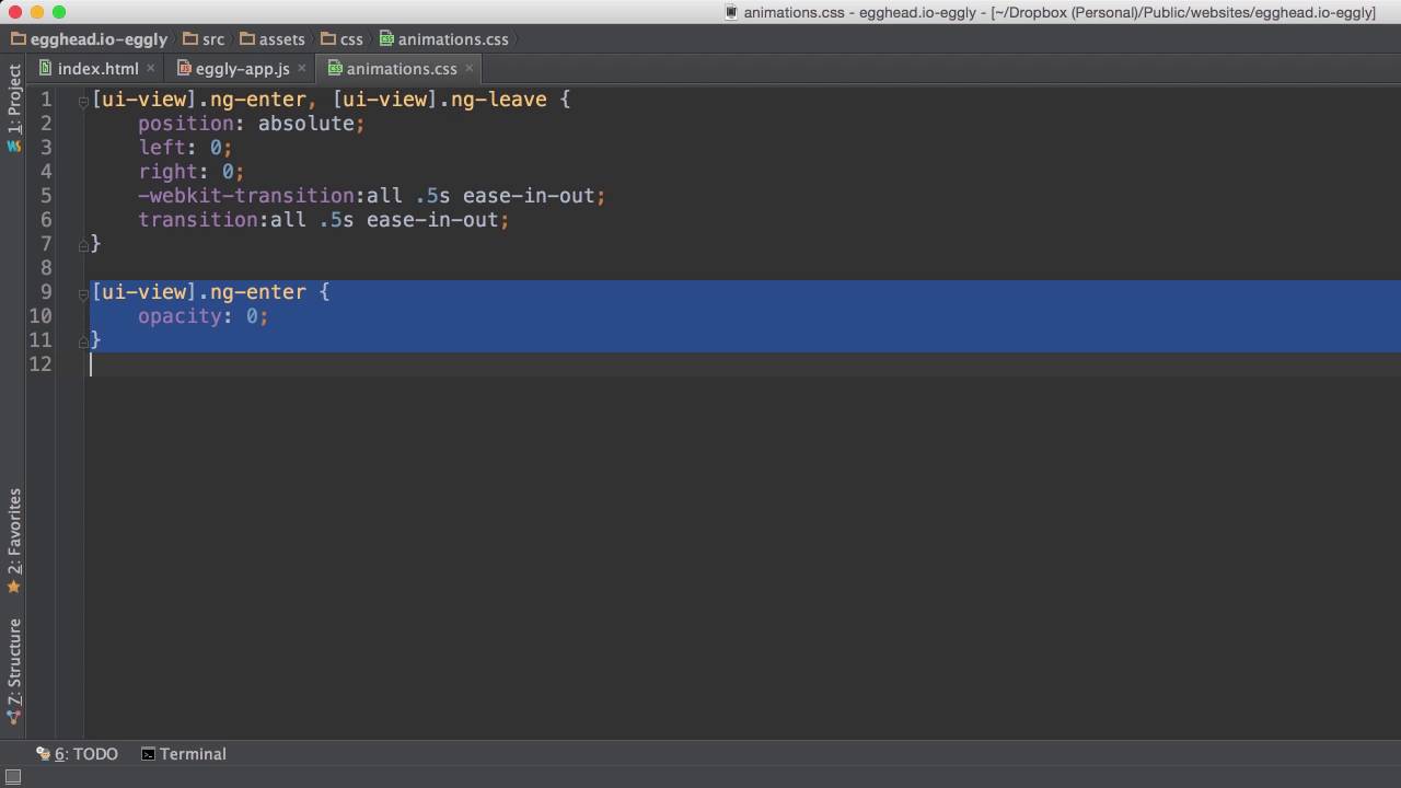 16 egghead angularjs angularjs architecture animate state transitions with ui router