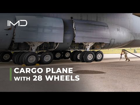 The Largest Aircraft in the US Requires 28 Wheels to Operate | C-5 Galaxy