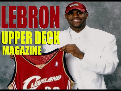 LEBRON JAMES UPPER DECK MAGAZINE