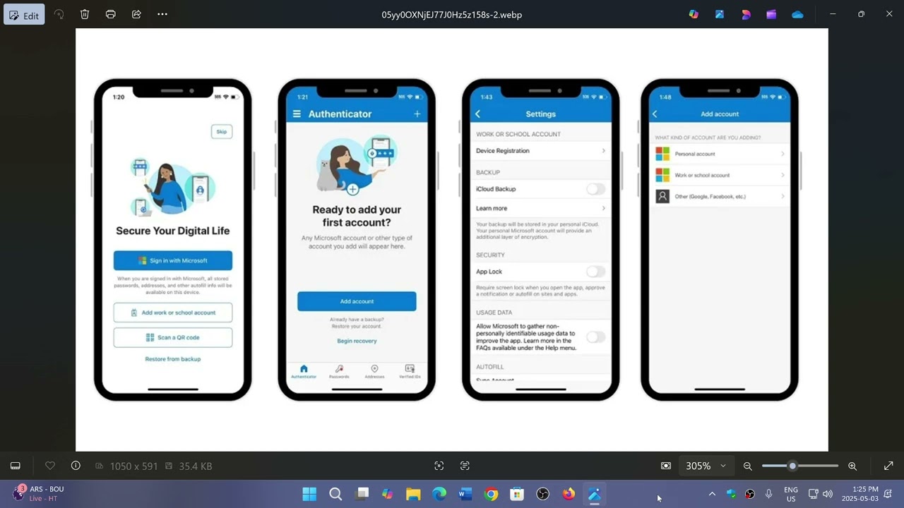Login changes coming to the Microsoft Authenticator app moves to EDGE