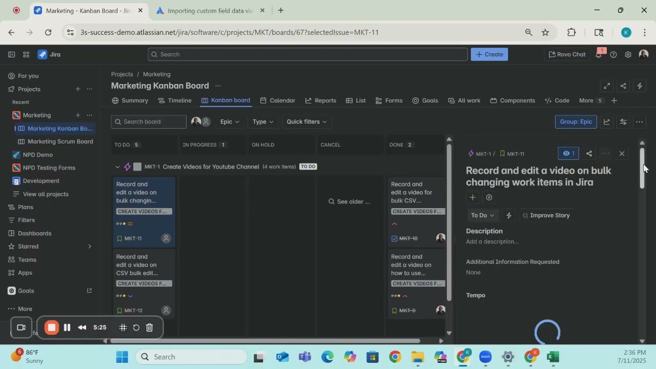 Importing Custom Field Data via CSV in JIRA