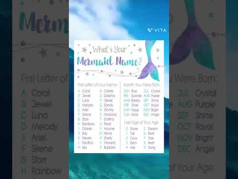 What’s your mermaid name?comment