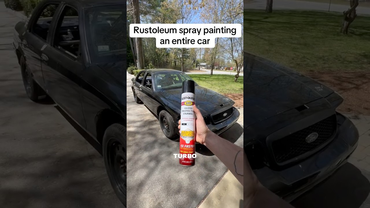 I Painted My Car With $59 of Turbo Spray Cans…  #rattlecan #turbocan