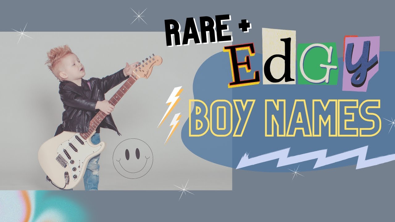 NEW EDGY BOY NAMES For 2023 | RARE & COOL Baby Names For Boys!