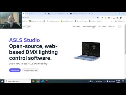 ASLS Web based DMX lighting control and Visualizer