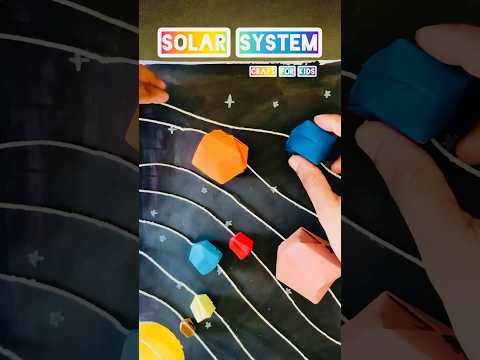 Solar System Craft for kids | 3D Solar System model | Solar System Model Ideas for Kids | Paper Ball