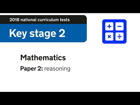 2018 Paper 2 - Reasoning - KS2 Maths