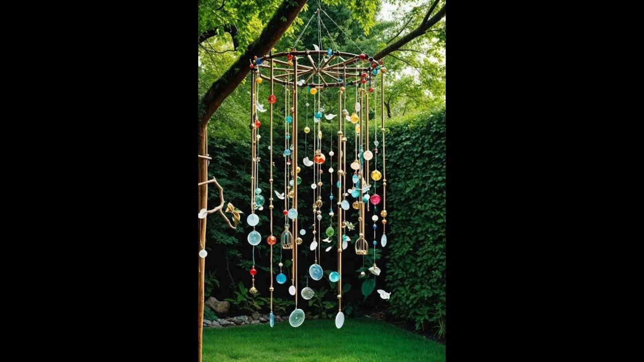 34 WIND CHIMES IDEAS #810 #diyartcreations #homemadecreations #diyideas ##windchimes #diyidea