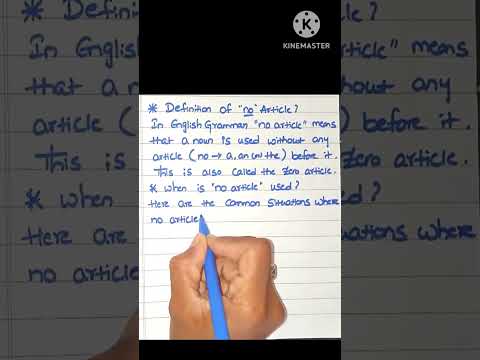 "no article" 🙅 simple definition & its usage (Part-1) #shorts #easyenglishbyjyothi
