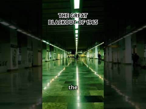 The Great Blackout of 1965. #great #blackout #1965 #youtubeshorts #funfacts #history