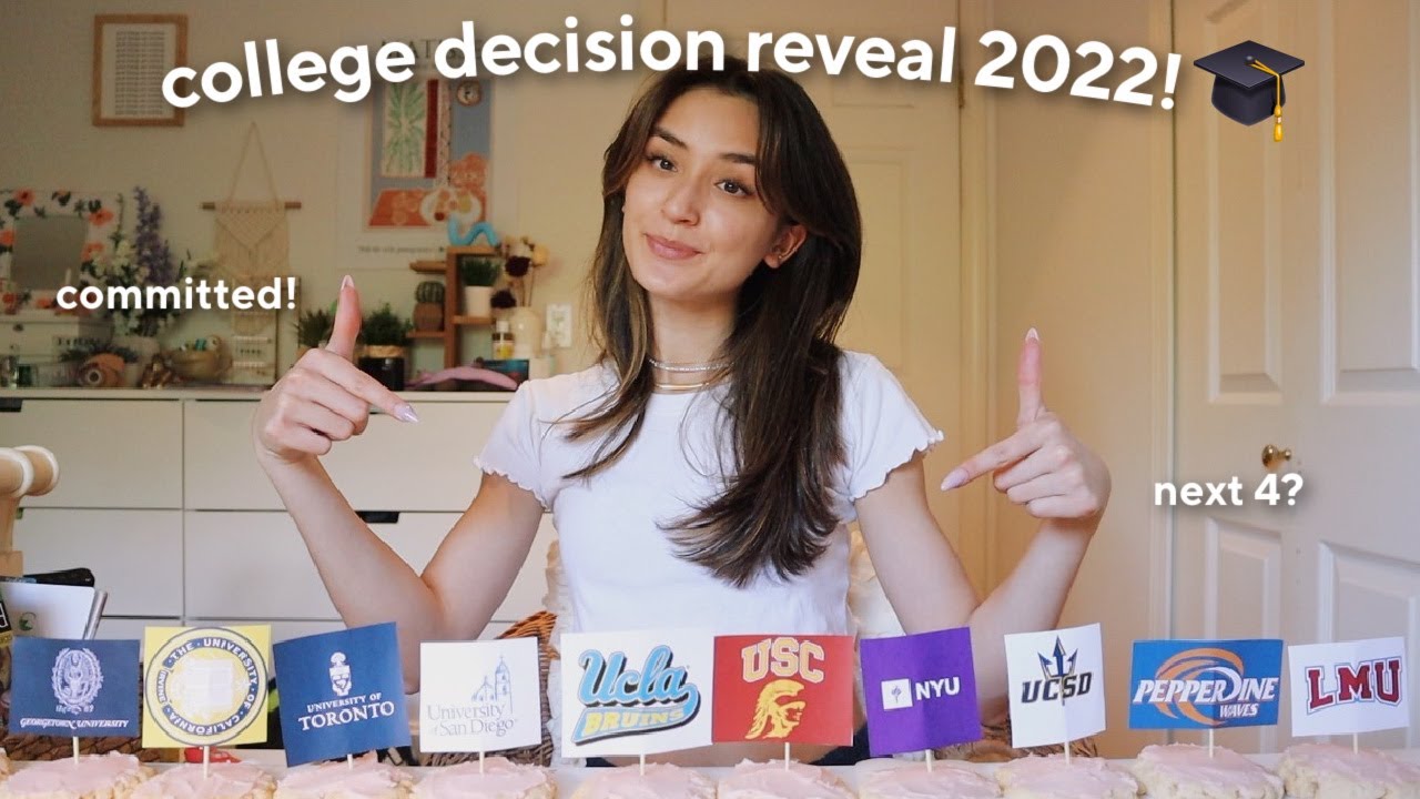 COLLEGE DECISION REVEAL 2022! NYU, USC, UCLA + more :)
