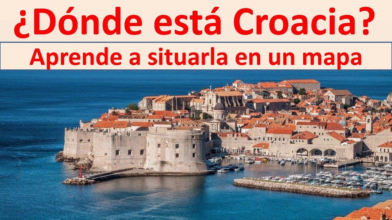 Donde esta Croacia.  Croatia map