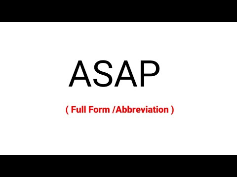 ASAP Full form | ASAP Abbreviation | ASAP Meaning | English Tamil Dictionary