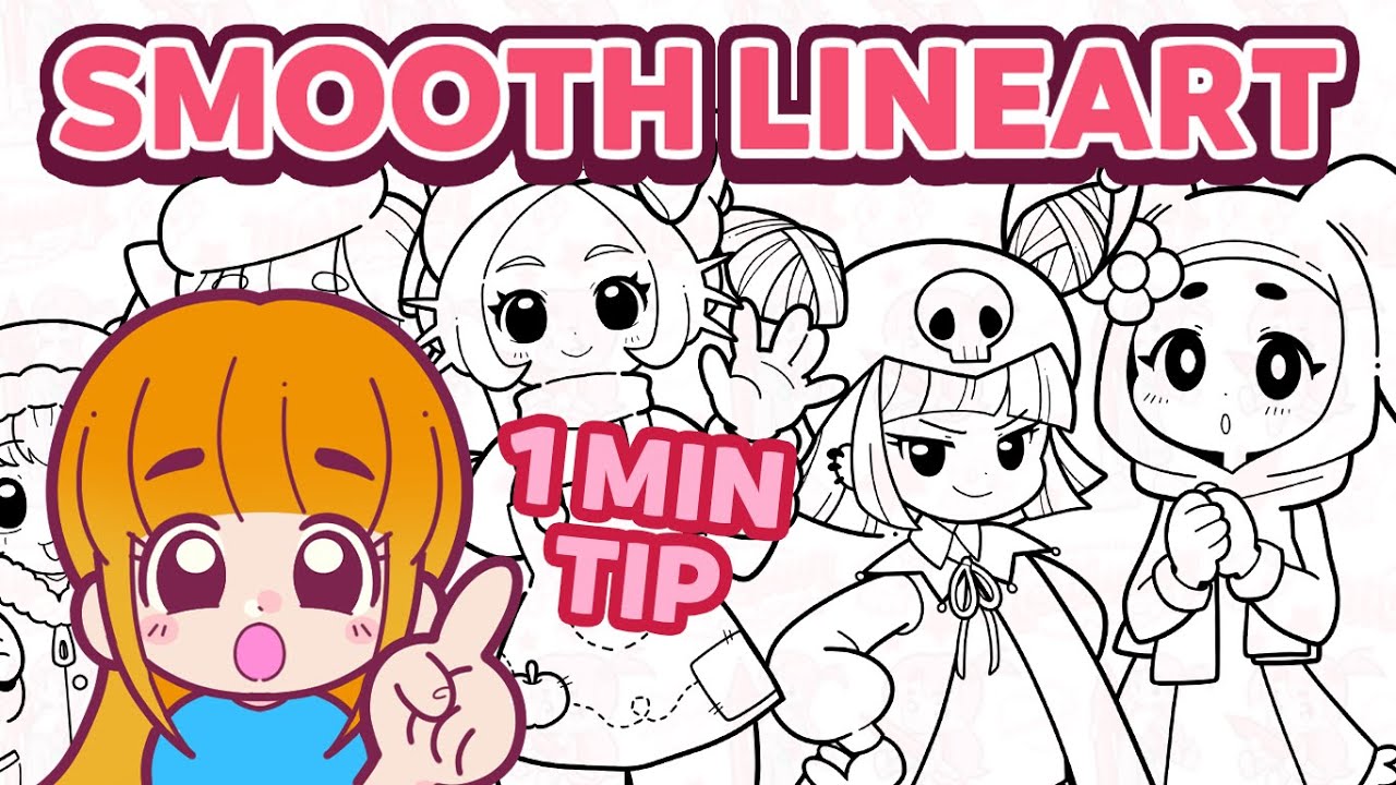 HOW I DRAW CRISP LINEART - TUTORIAL