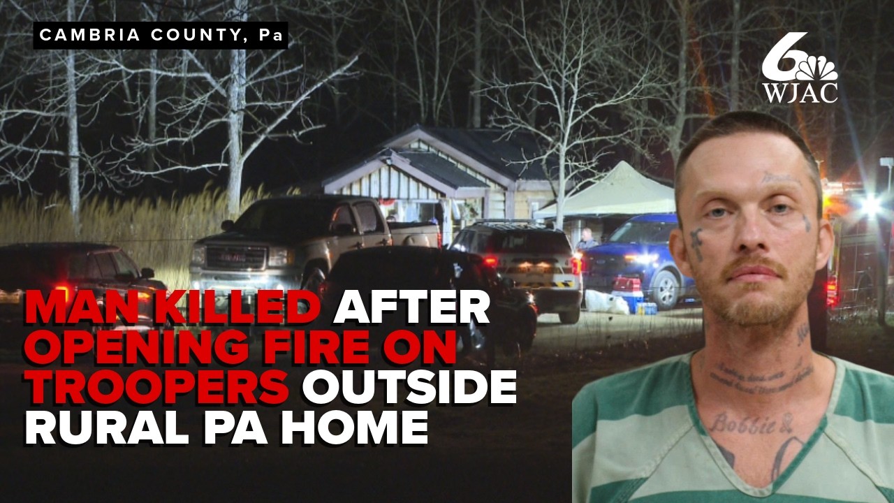 Trooper-involved shooting reported in rural Pennsylvania; suspect killed