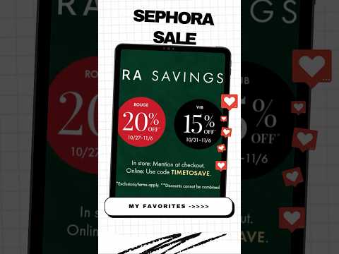 LETβS GO SHOPPING! 2023 Sephora VIB sale recommendations! #sephoravibsale #sephora #sephorahaul