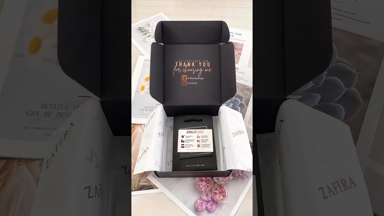 Pack an order with me #jewelry #packingorders #smallbusinessowner #packaging #giftbox