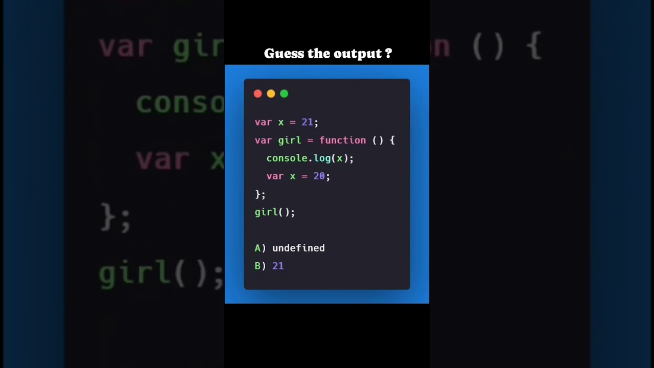 #webdevelopmentforbeginners Can You Guess the Output? Test Your JavaScript Skills! 🚀💻