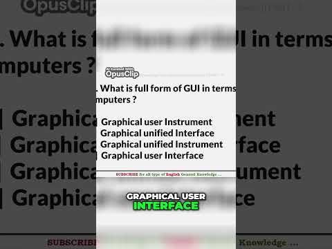 Unveiling the Acronyms: What Does GUI and ALU Stand for in Computers?