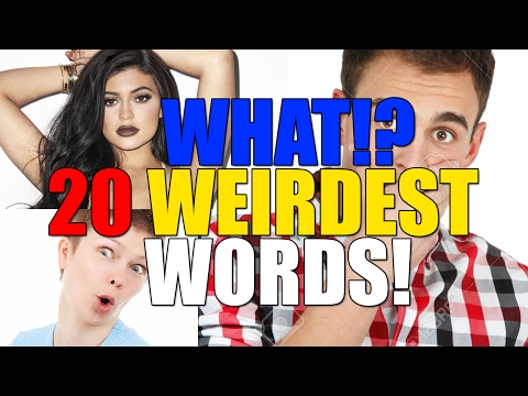 20 WEIRDEST words in the English dictionary!