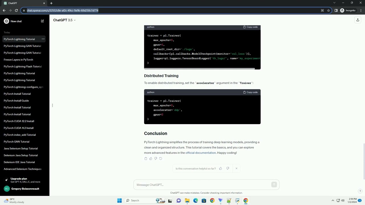pytorch lightning github
