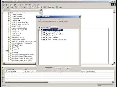 RSNetworx v10 for DeviceNet Installation