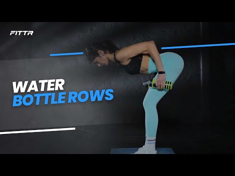 How To Do Water Bottle Rows | Exercise Video
